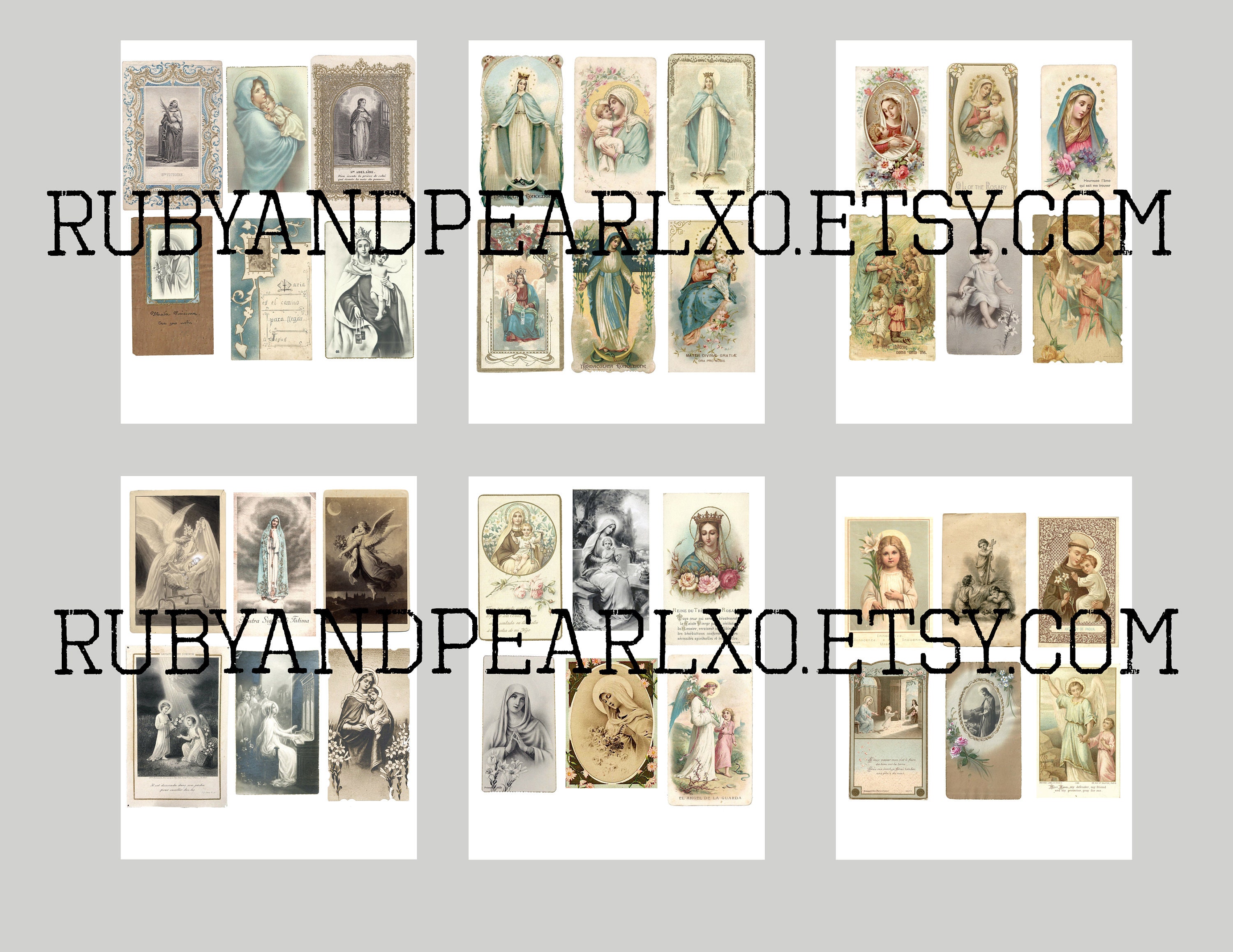 Vintage Prayer Card Collection 2 / Antique Holy Card - Etsy