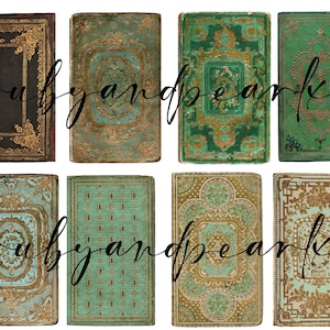 Fancy Book Covers- Vintage Printable Collection - Digital Download ...
