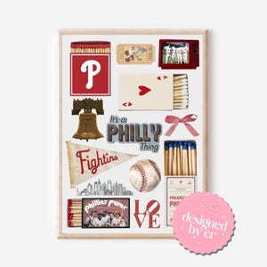 Philadelphia Phillies Vintage Matchbox Poster Art - Etsy