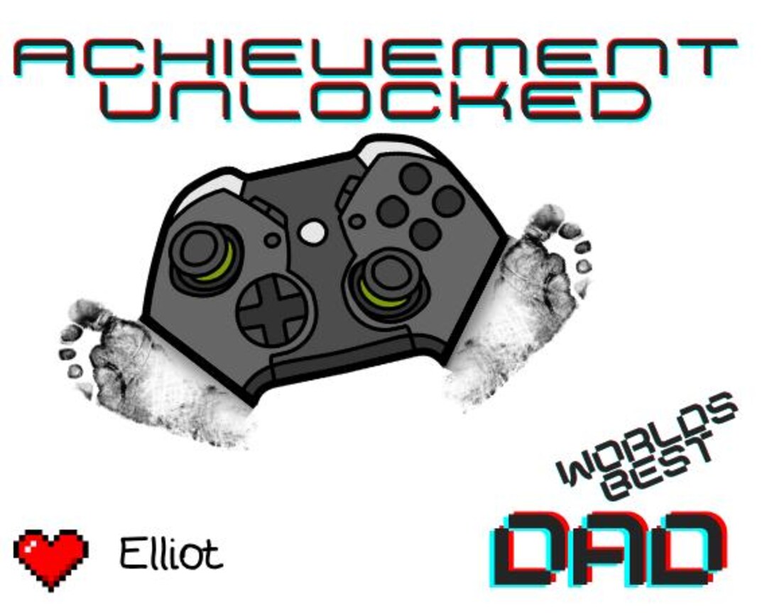 Worlds Best Gamer Dad - Digital Download - Fathers Day Gift - Happy ...