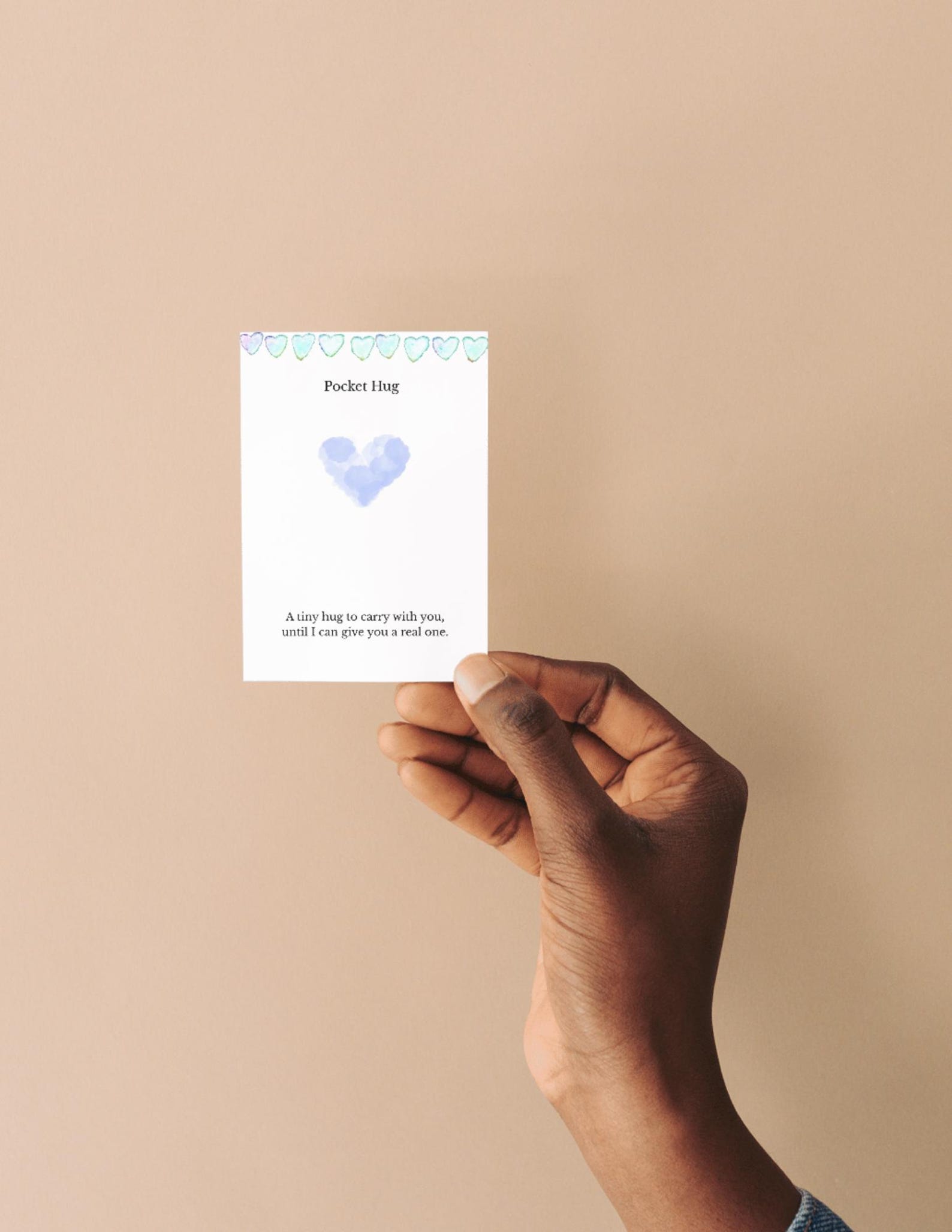 Printable Pocket Hug Cards: Editable Poem Tokens (digital Download) - Etsy