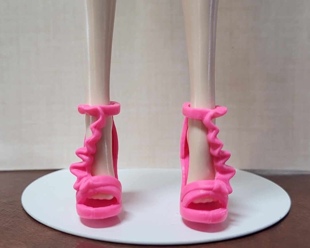 Mattel Brand SHOES for Barbie With High Heels Not for Flat Feet or ...
