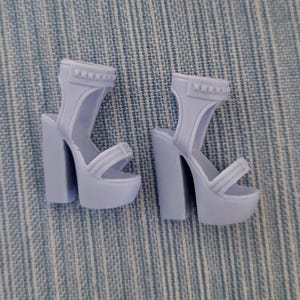 Mattel Brand SHOES for Barbie With High Heels Not for Flat Feet or ...