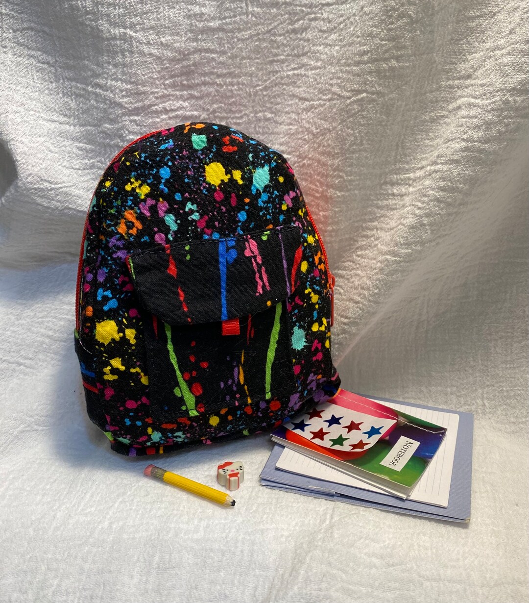 18 Inch Doll Paint Splat Backpack/teddy Bear Backpack/colorful Doll ...