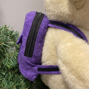 Purple Cloud Doll Backpack/purple Teddy Bear Backpack/doll Back to ...