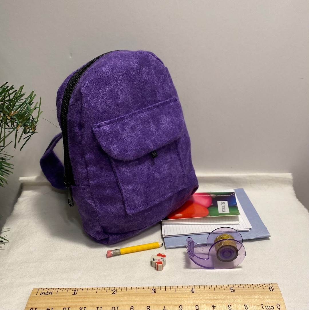 Purple Cloud Doll Backpack/purple Teddy Bear Backpack/doll Back to ...