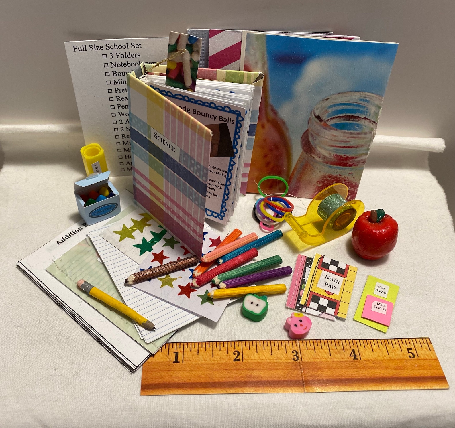 18 Inch Doll School Supplies Standard Set/Teddy Bear School | Etsy