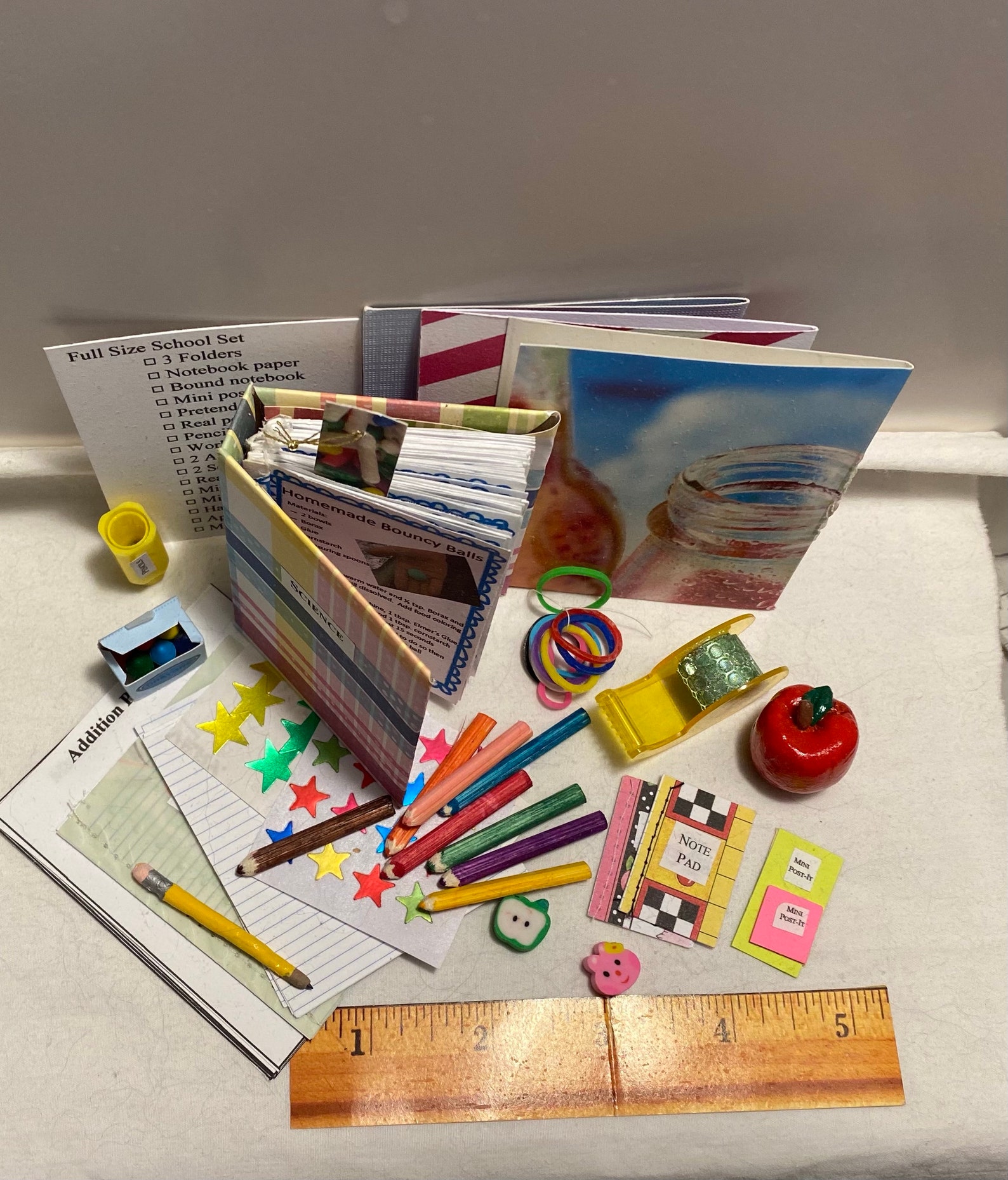 18 Inch Doll School Supplies Standard Set/Teddy Bear School | Etsy