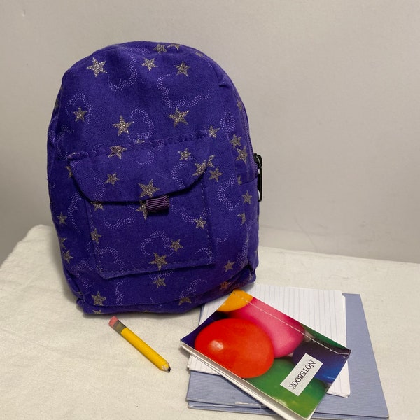 Purple Backpack - Etsy