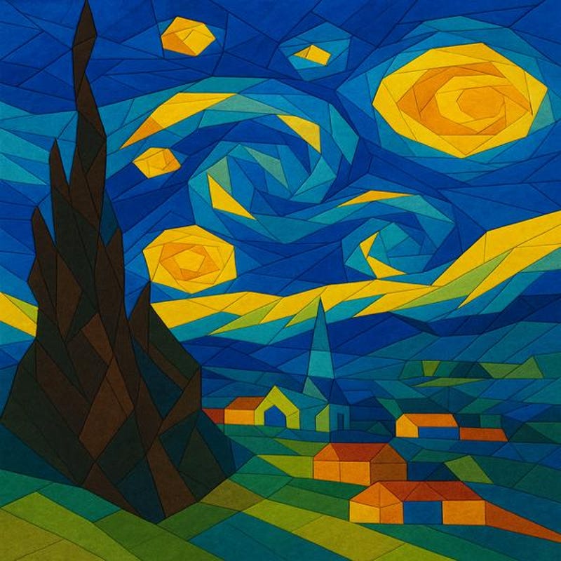 Quilt Starry Night - Etsy