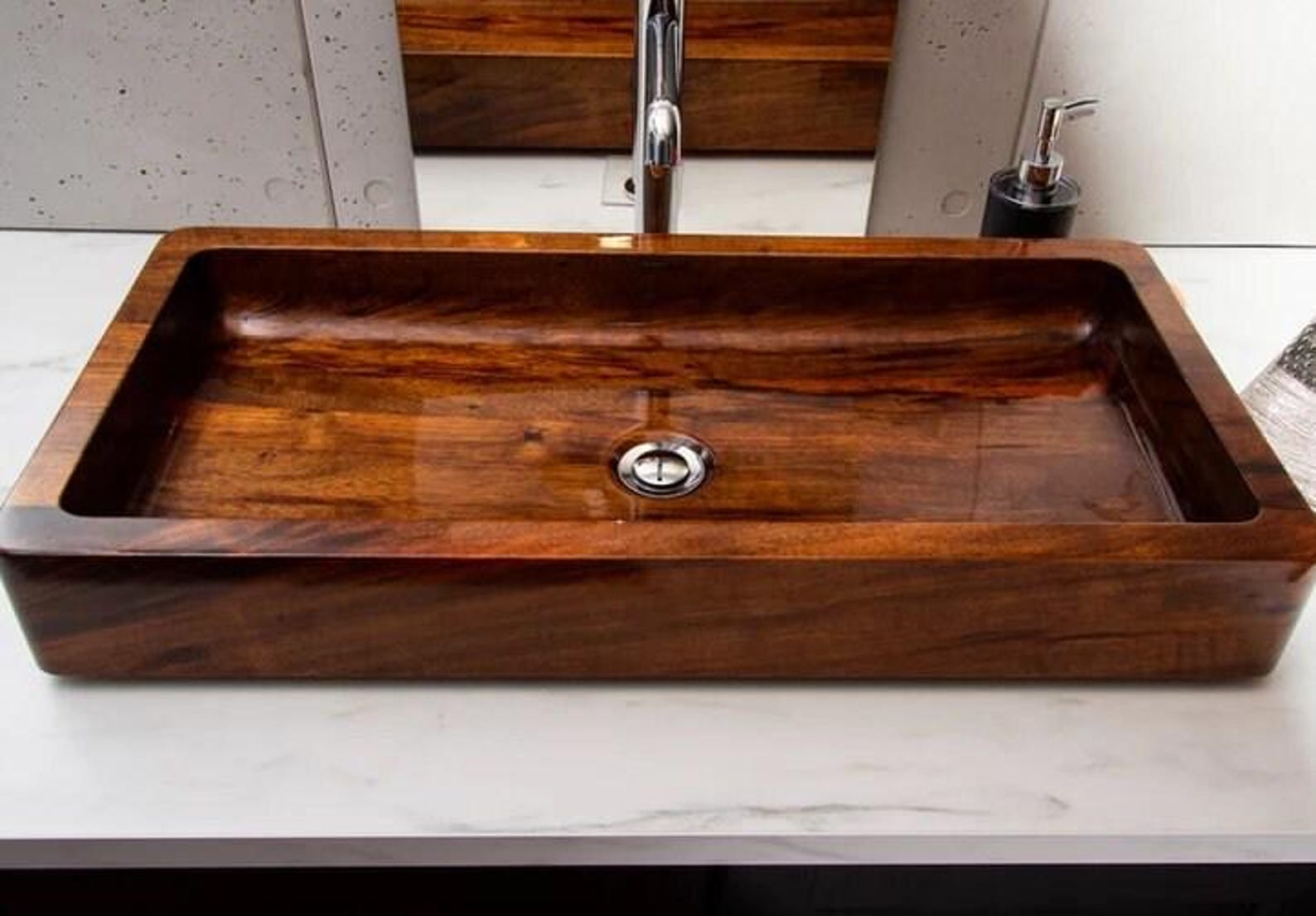 Handmade Wooden Teak Wood Bathsink,handcarve Basin,wooden Basin ...