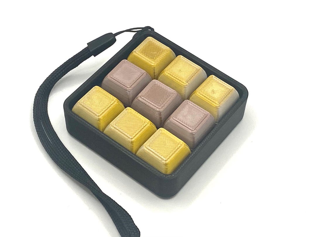 Keyboard Fidget - 9 Key Black Base - Etsy