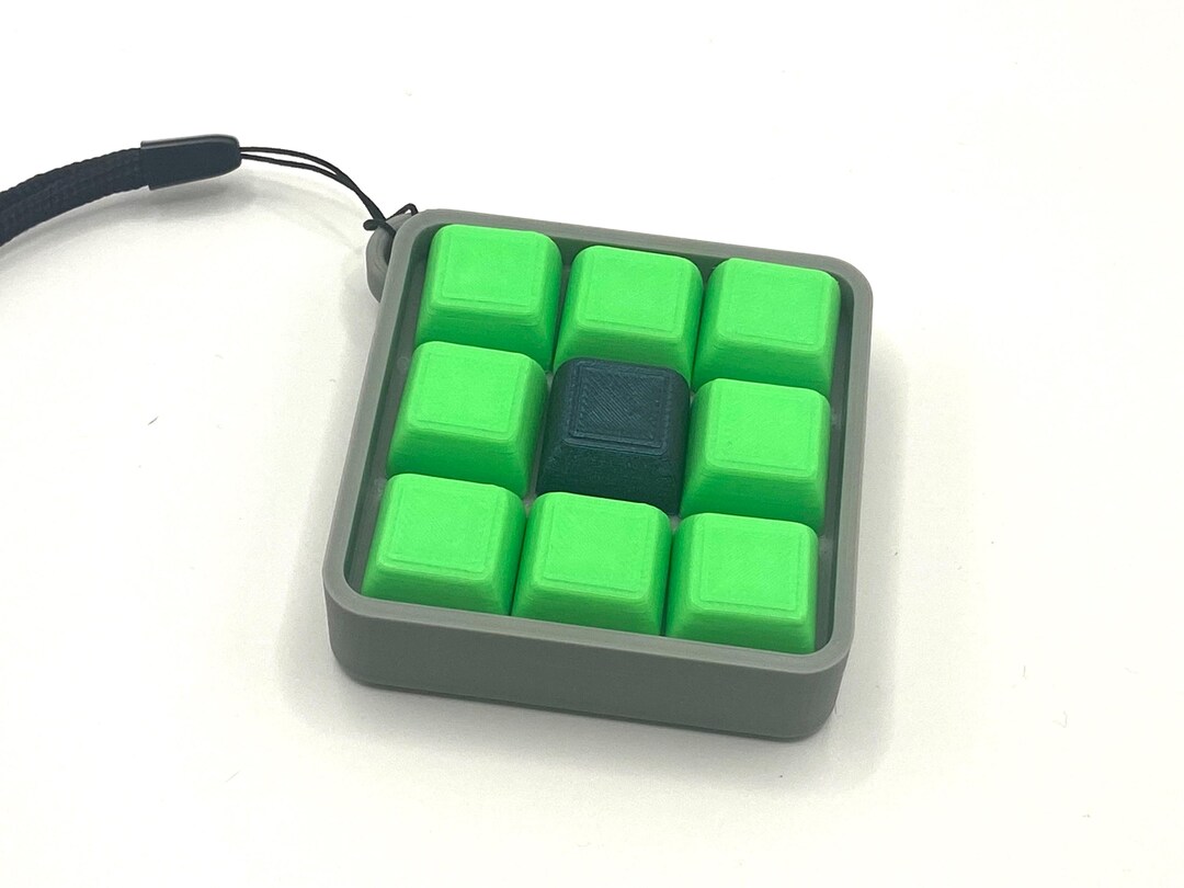Keyboard Fidget - 9 Key Gray Base - Etsy