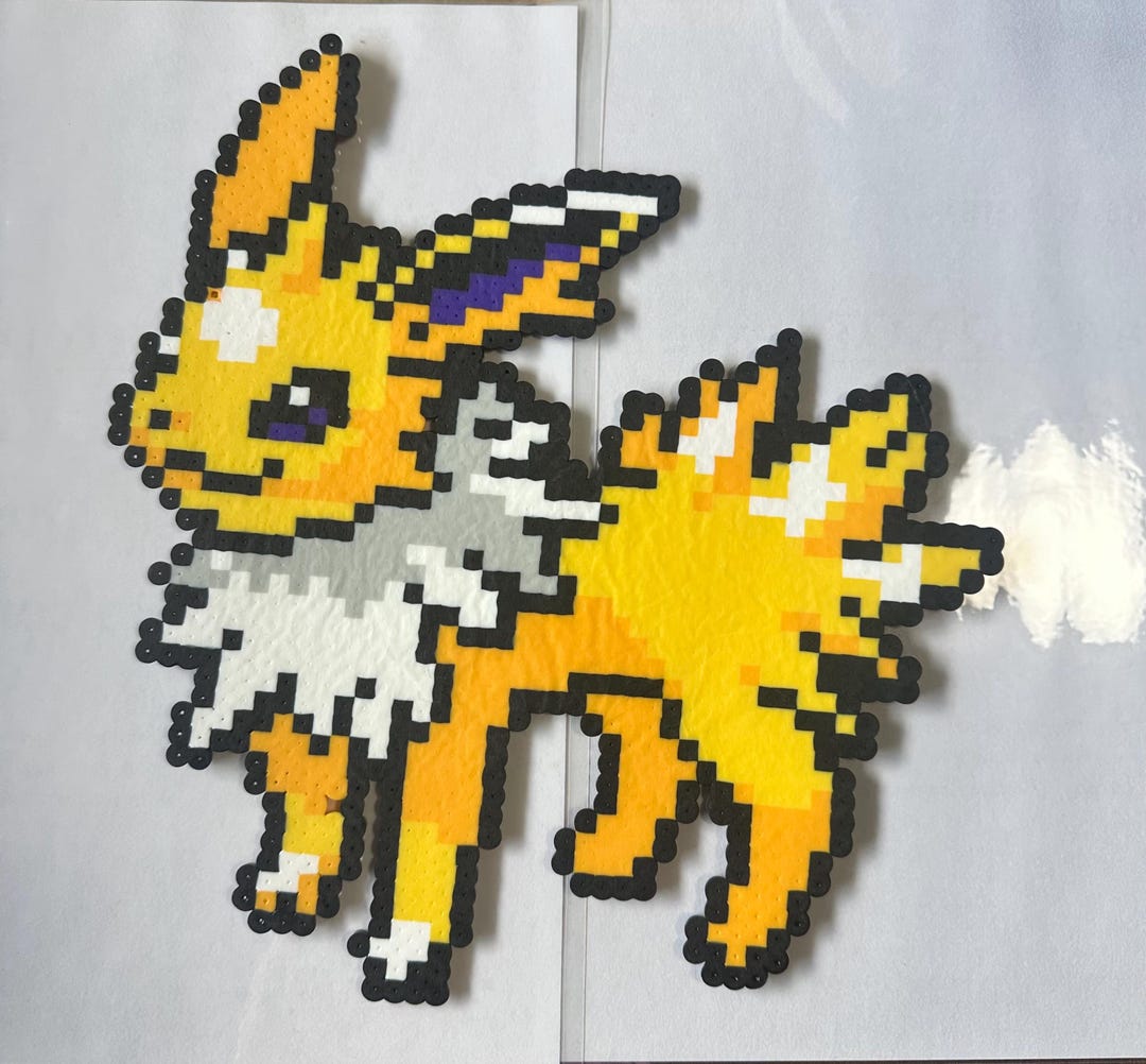 Jolteon Perler Bead - Etsy