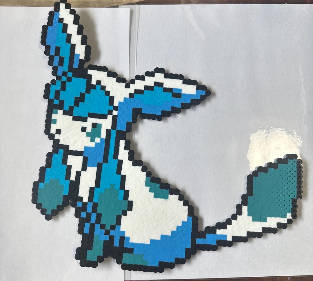 Glaceon Perler Bead - Etsy