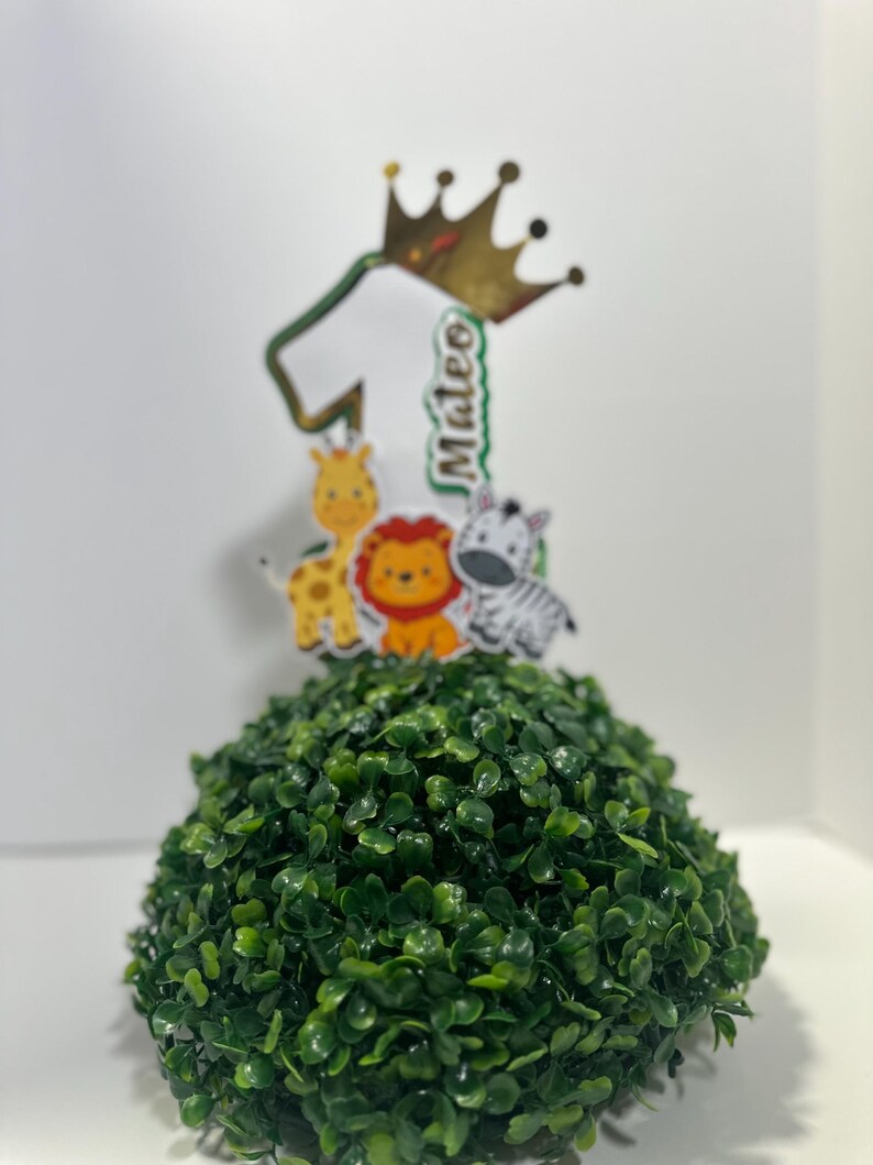 Safari Cake Topper - Etsy