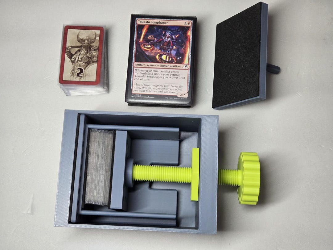 Personalized Card Press, MTG Card Press, Frosthaven or Gloomhaven or ...