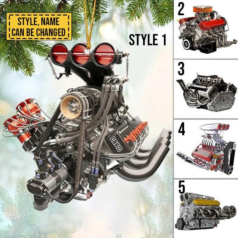 Personalized Drag Racing Ornament - Etsy