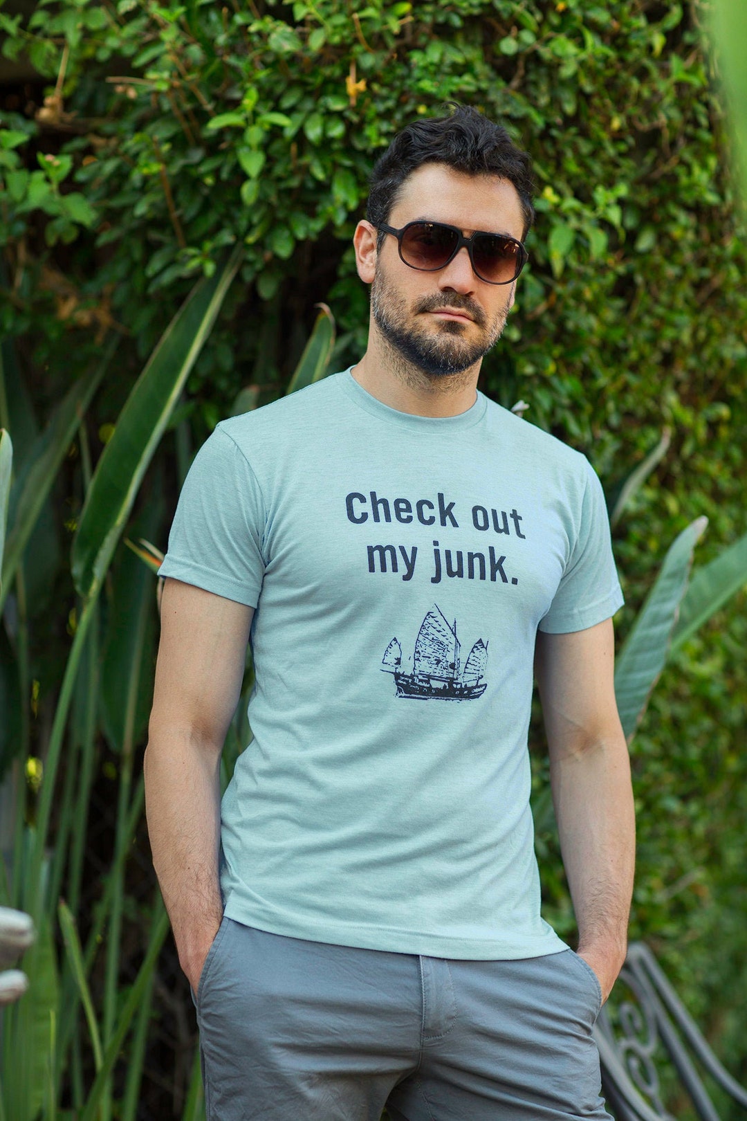 Check Out My Junk (men's) Chinese Humor - Asian T-shirt - Funny Tees - Etsy