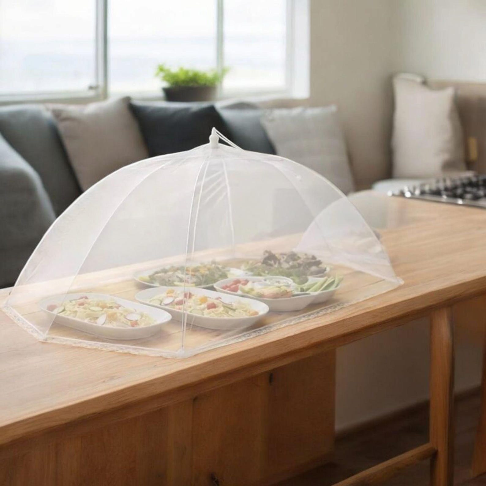Large Mesh Food Covers 17x17 - Pop up Reusable Tents for Outdoor ...