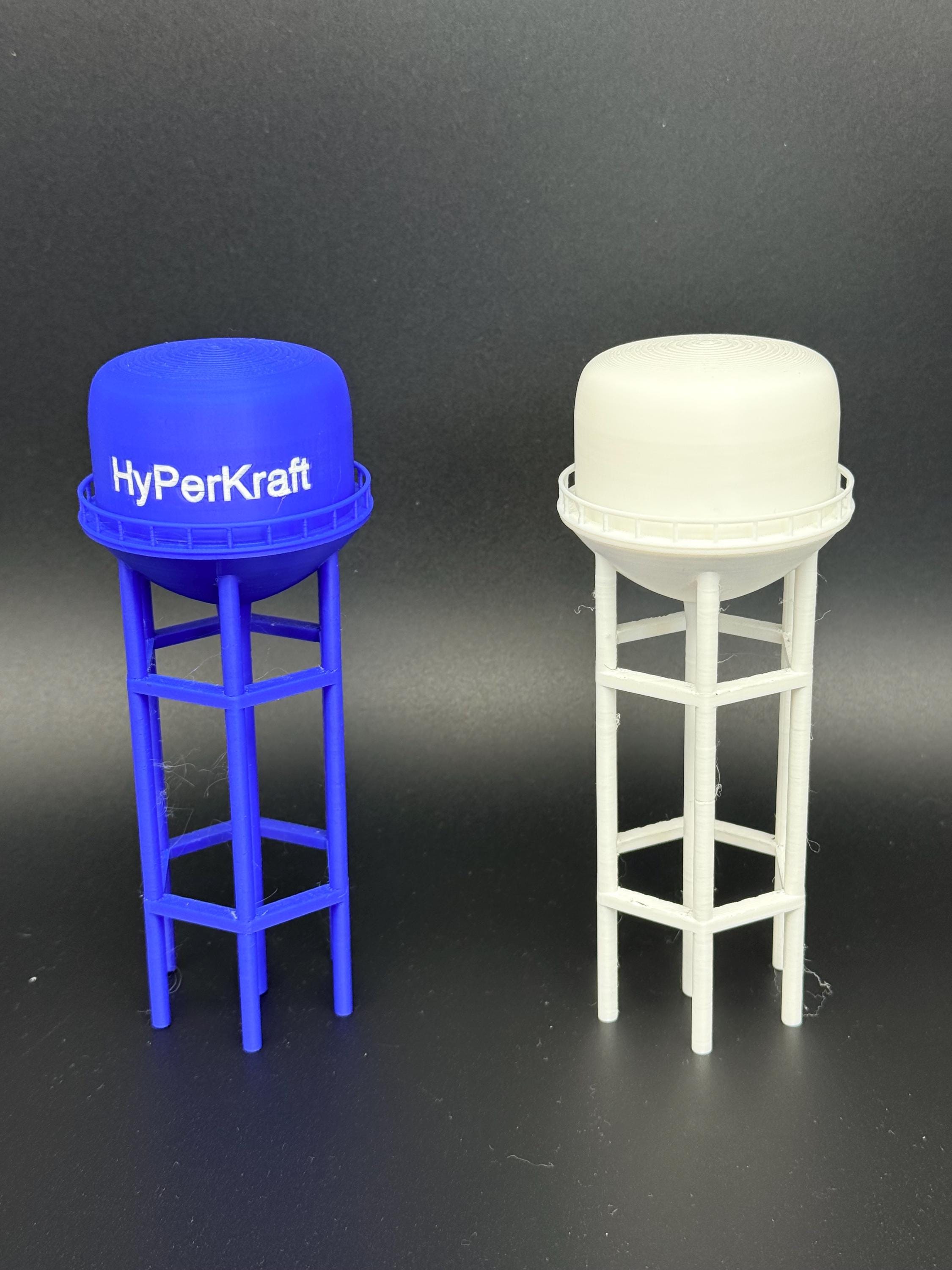 Customizable 3D Printed Water Tower, Model Railroad Scenery, Toy ...