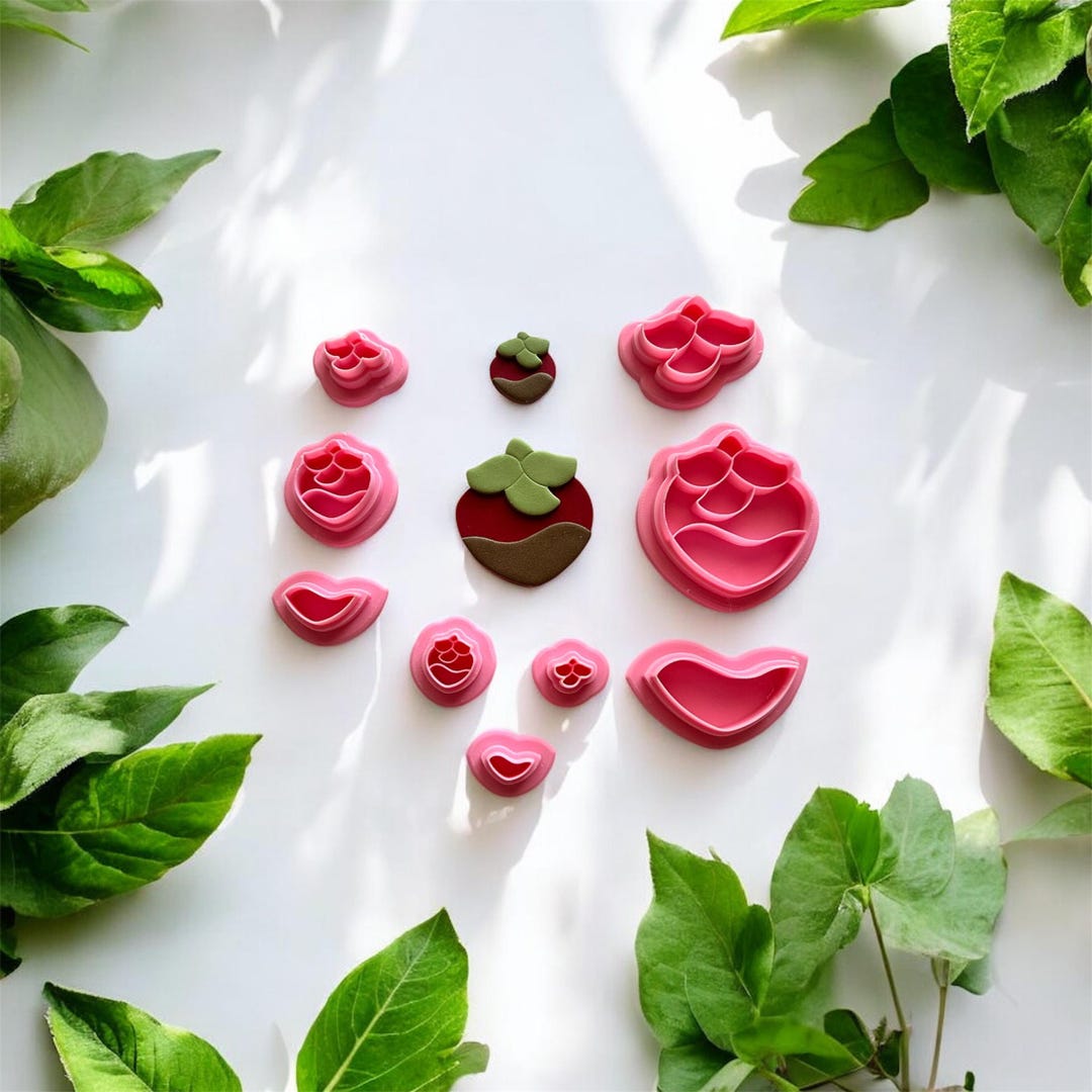 Chocolate Covered Strawberry Sharp Polymer Clay Cutter .25mm Tapered ...