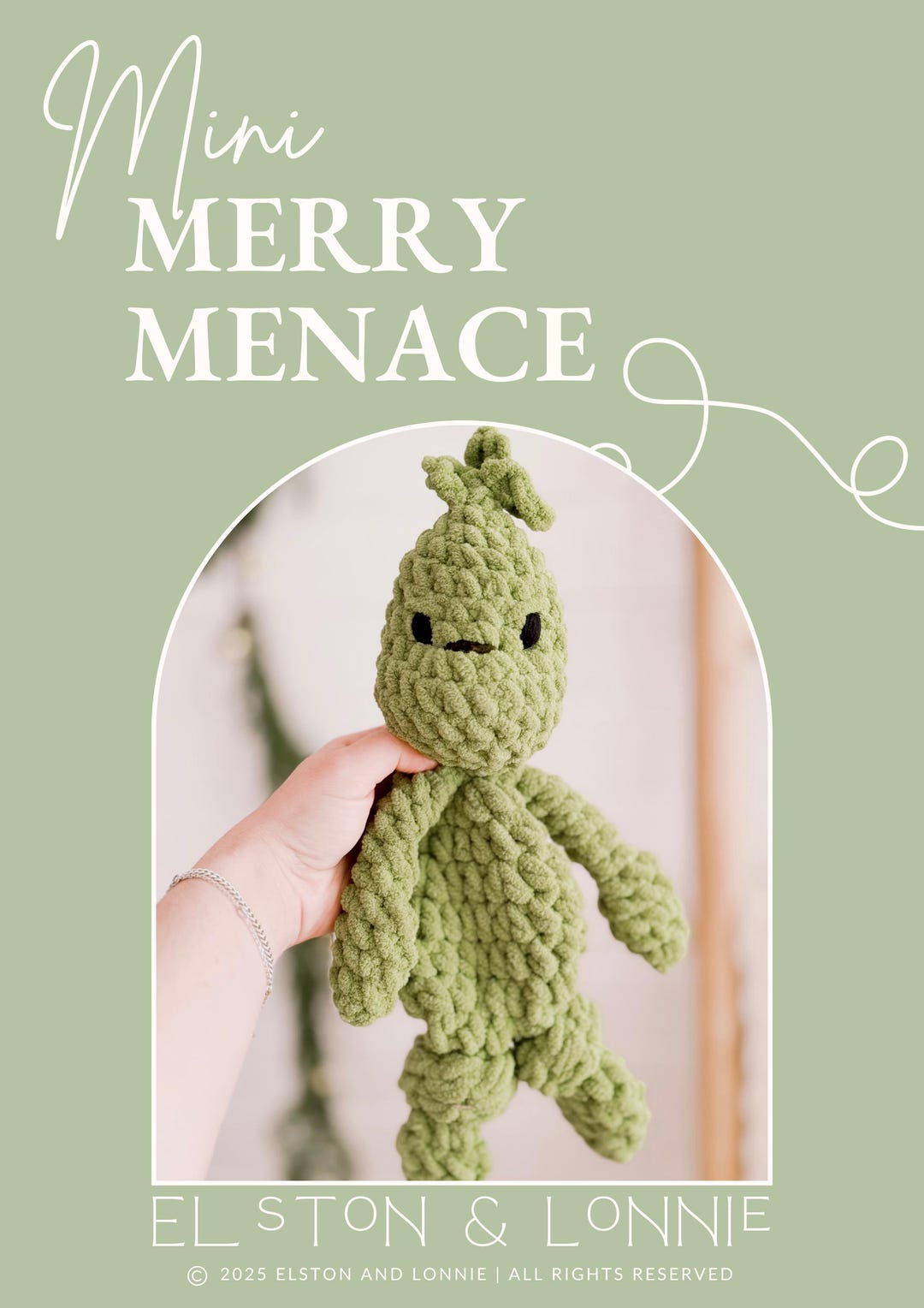 Mini Merry Menace Crochet Pattern - Low Sew - Etsy