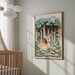 Woodland Deer Printable Art - Minimalist Paper Cut Layered Shadow ...