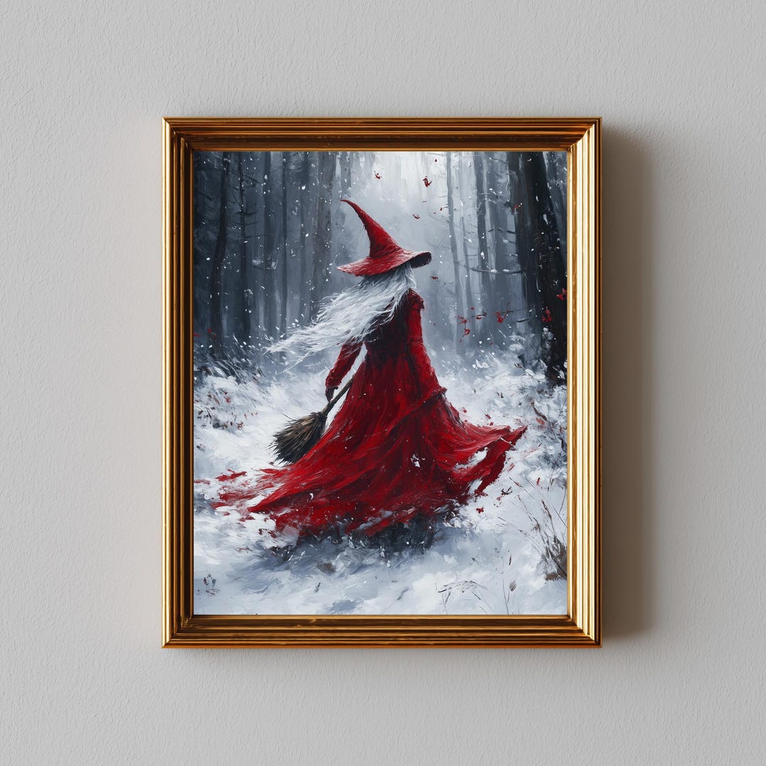 Enchanted Winter Forest Witch - 177 - Etsy