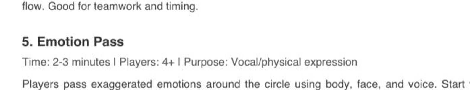 10 Improv Warm-up Games for Drama Class (ages 8–14) – Printable PDF for Drama Teachers ...