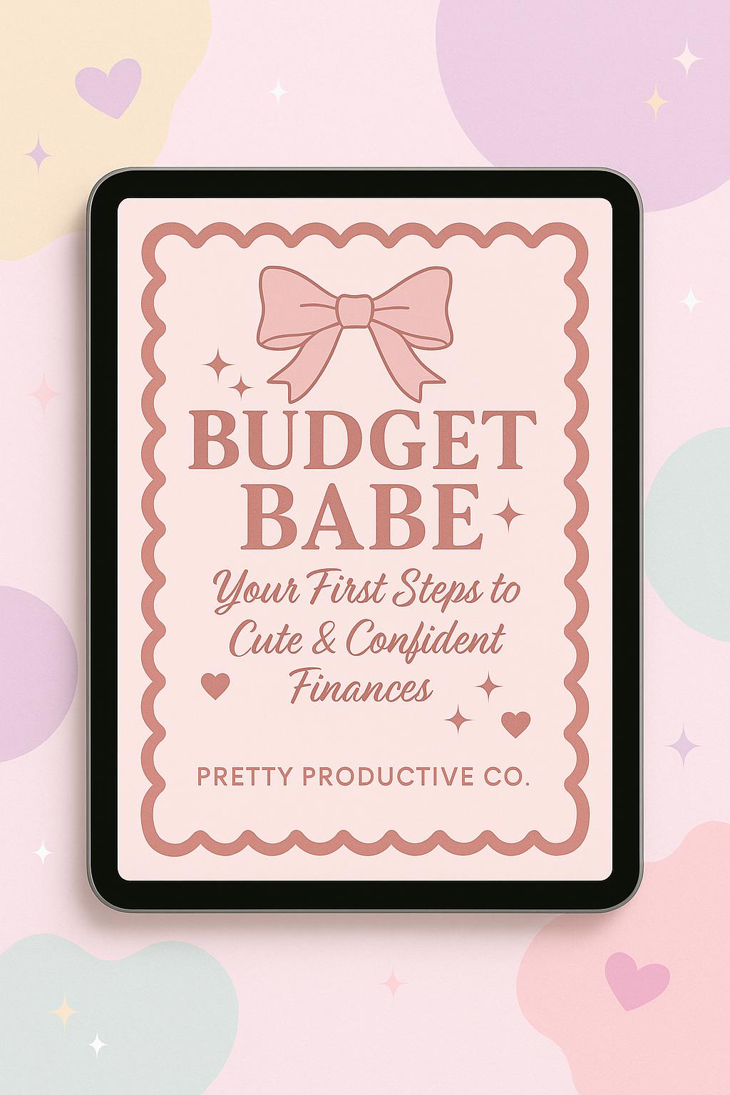 Budget Babe Printable Bundle | Girly Budget Planner Kit | Monthly ...