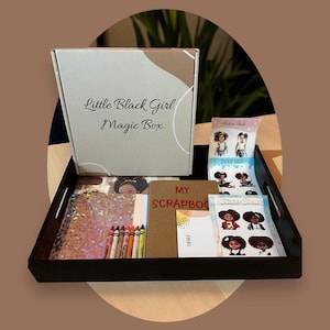 Little Black Girl Magic Box - Etsy