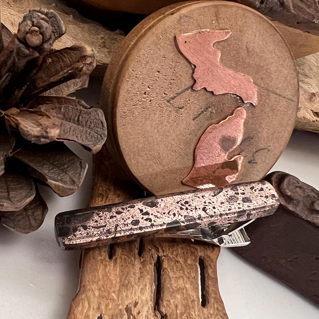 Copper Firebrick Tie Clip - Etsy