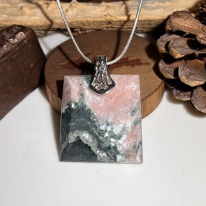 Patricianite Pendant With Copper Inclusions and Sterling Silver Bale ...