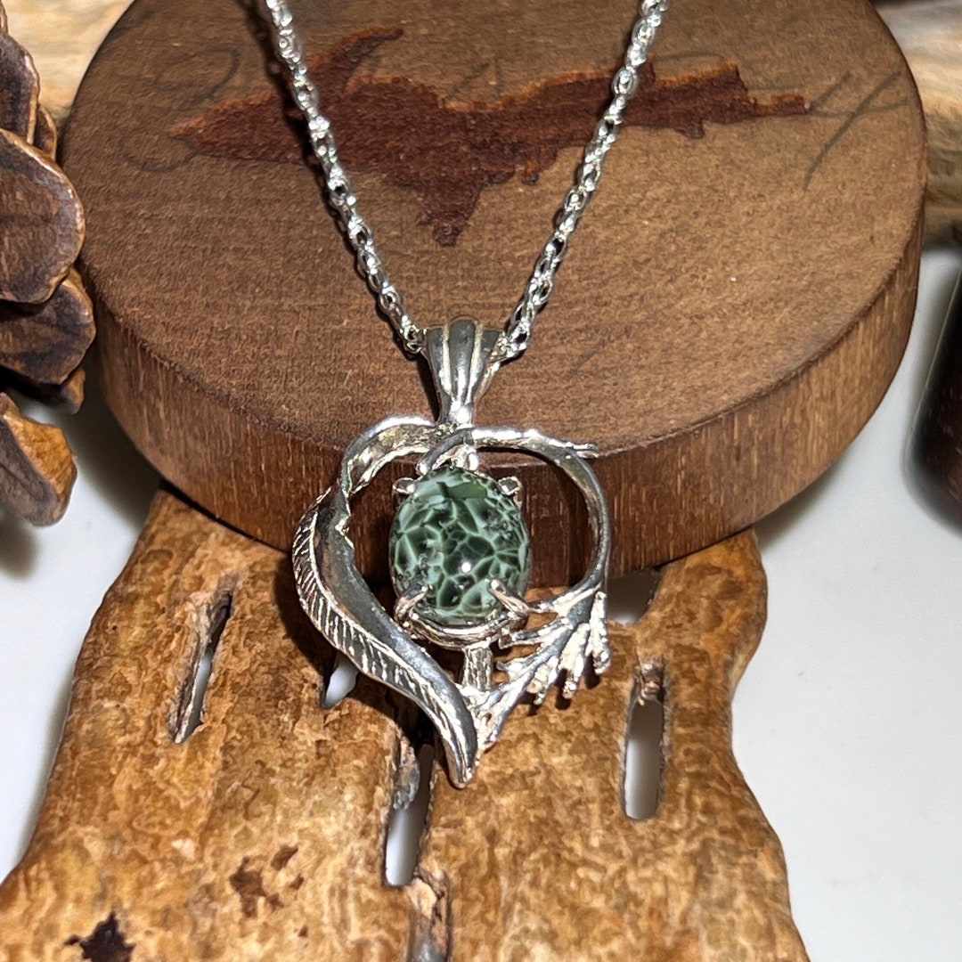 Isle Royale Greenstone chlorastrolite High Grade 9x7 Mm Decorative Oval ...