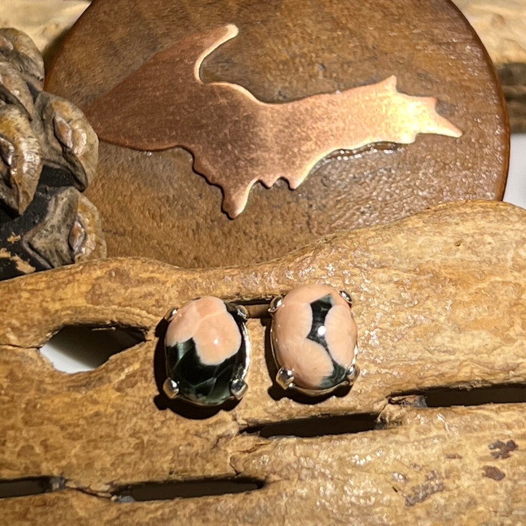 Isle Royale Greenstone Pink Prehnite Thomsonite Michigan Chlorastrolite ...