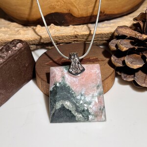 Patricianite Pendant With Copper Inclusions and Sterling Silver Bale ...