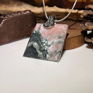 Patricianite Pendant With Copper Inclusions and Sterling Silver Bale ...