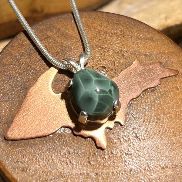 Greenstone Isle Royale Necklace - Etsy