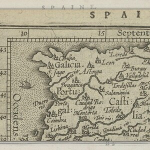 Anitque Map of Spain Set of 3, Printable Download, Old School Cool Maps ...