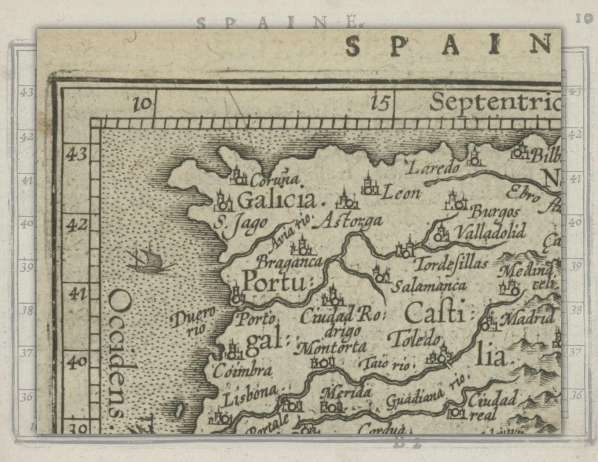Anitque Map of Spain Set of 3, Printable Download, Old School Cool Maps ...
