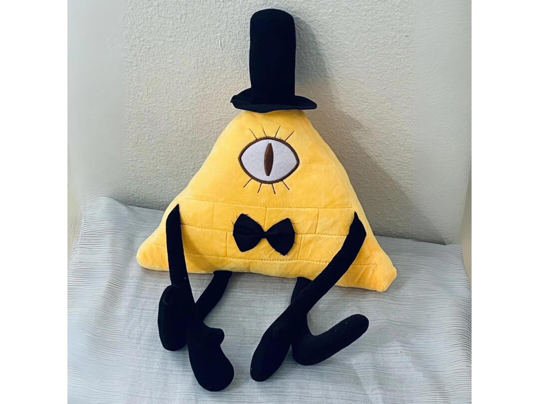 Bill Cipher Plush, Gravity Falls Plushie Gift, Birthday Gift - 28 Cm ...