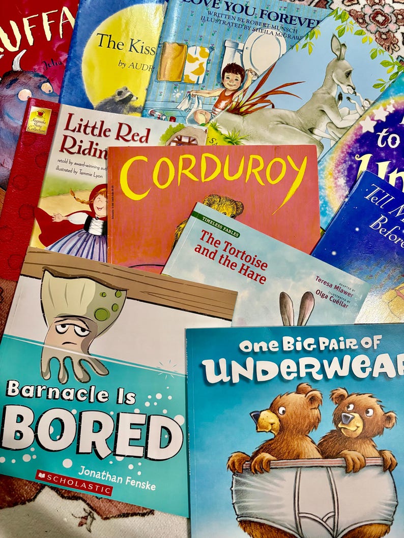 Curated Children's Book Lot – Mixed Picture Book Titles - Etsy