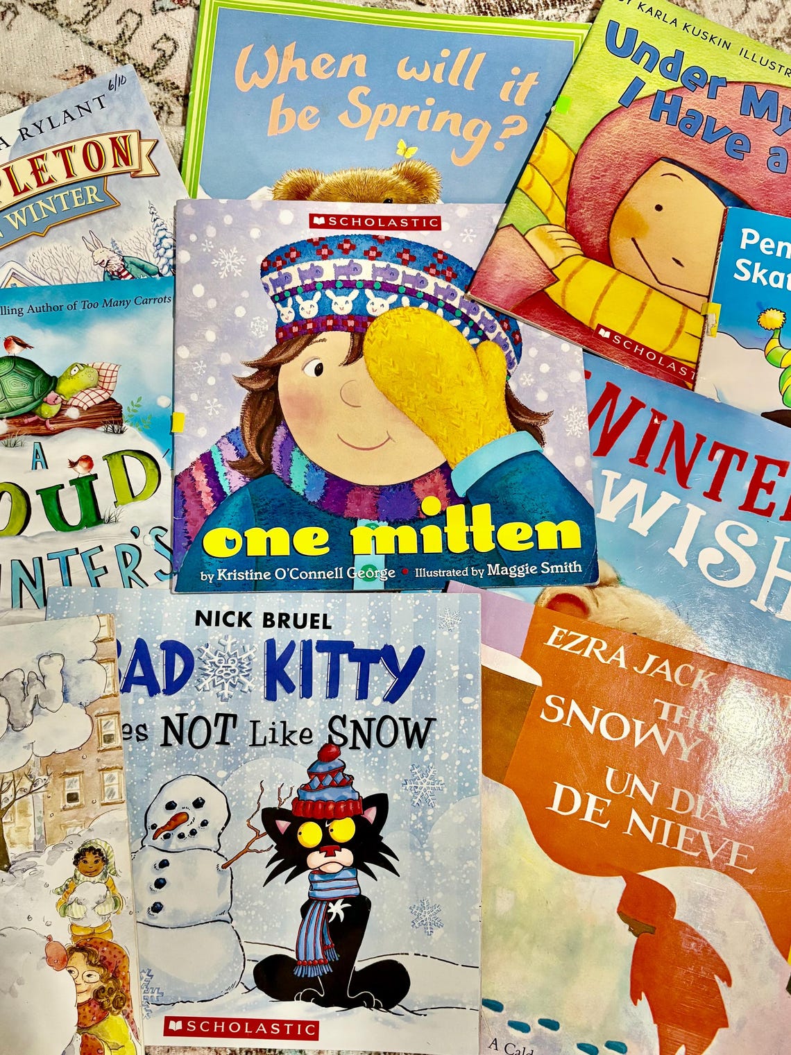 Winter Themed Children's Book Lot: Curated Classroom Library Set - Etsy