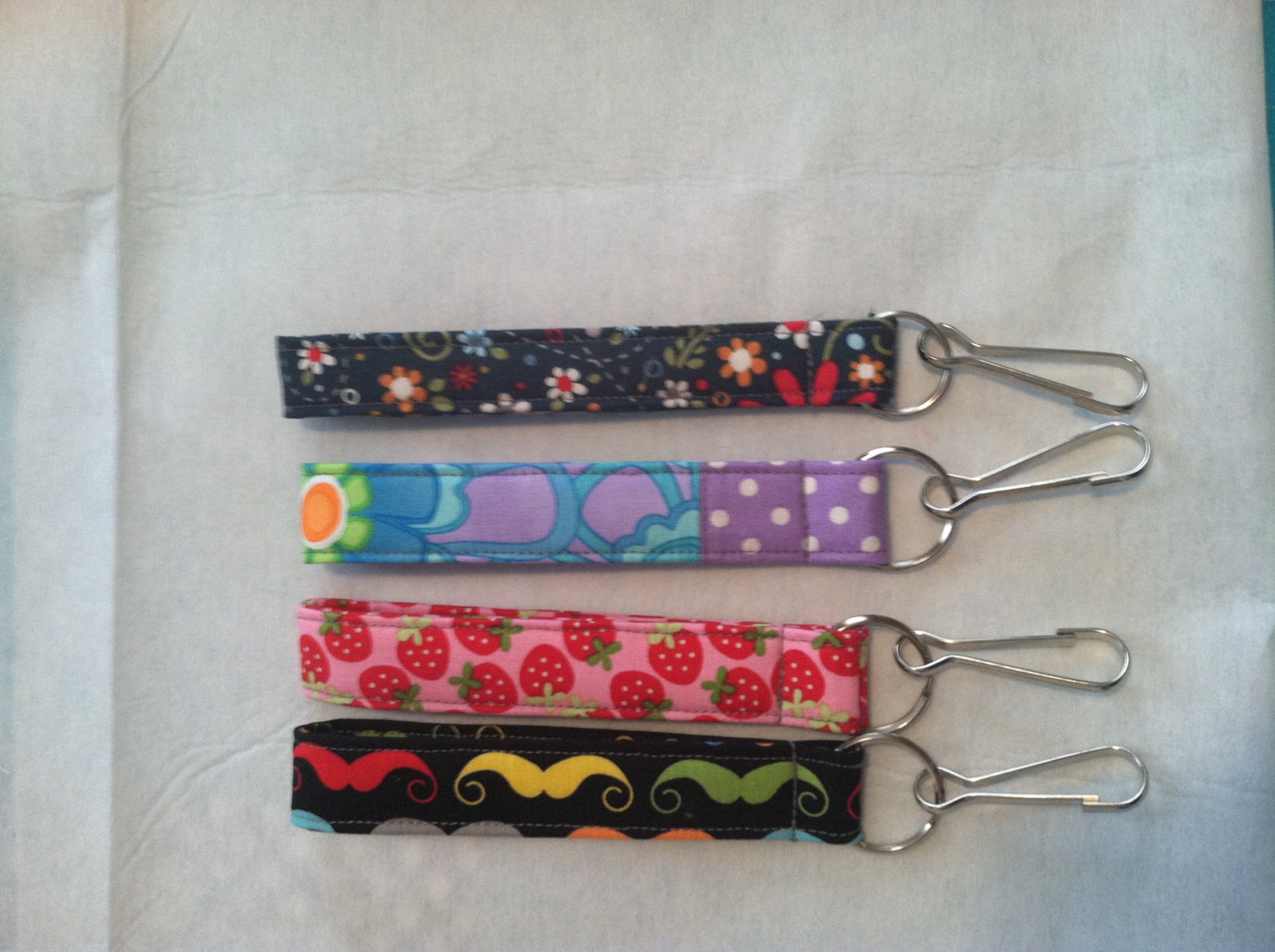 PDF Pattern for Fabric Wristlet With Snap Hook Key Chain - Etsy