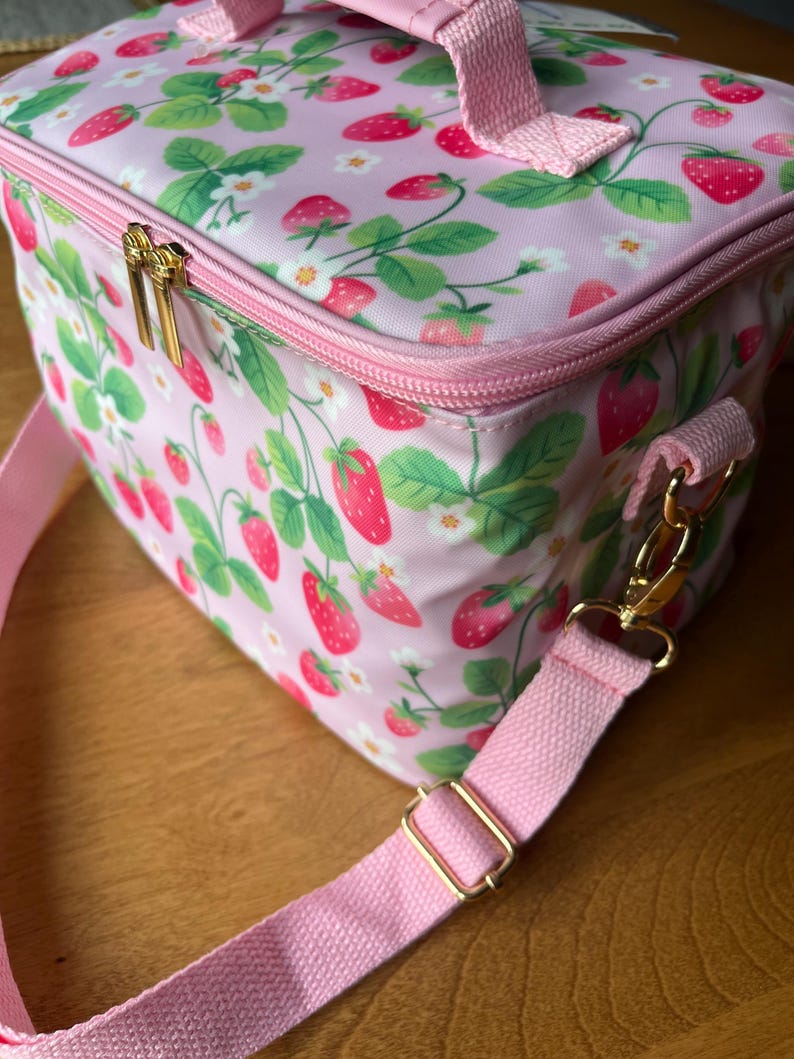 CLEMENTINE Strawberry Floral Office Gift Set – Notebook, Pouch & Lunch ...