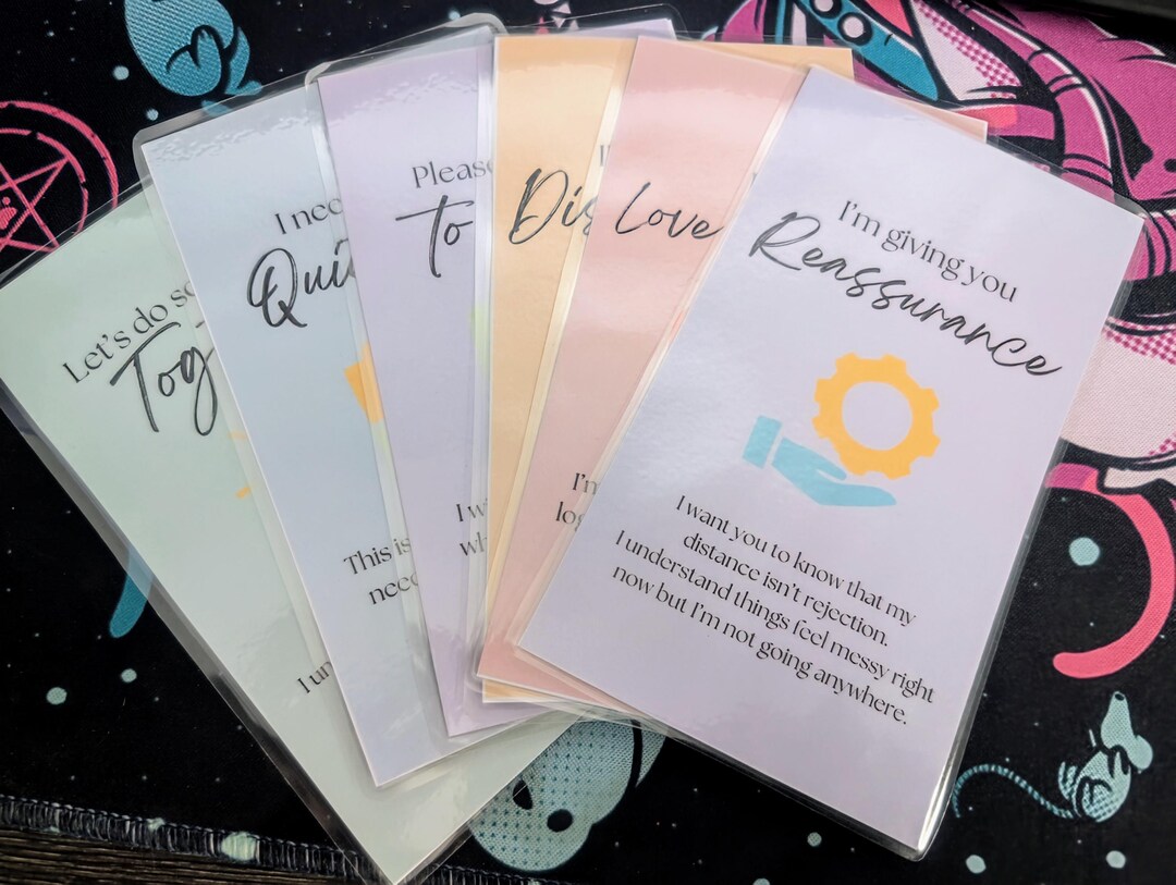 Neurodivergent Communication Cards | Emotional Support Deck for Autism ...