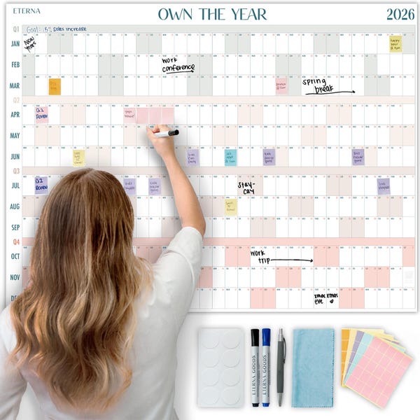 Extra Large Wall Calendar - Etsy