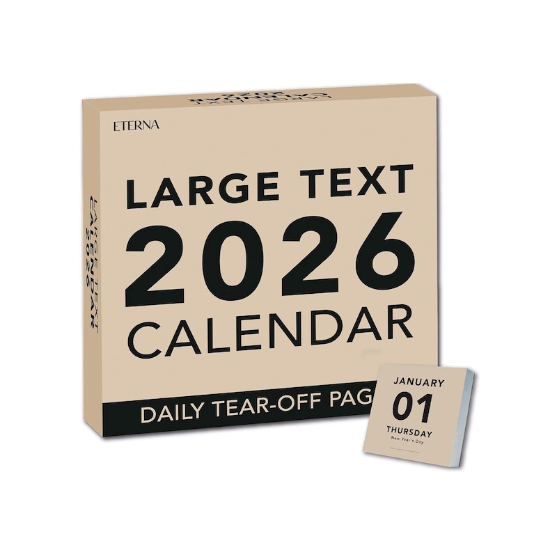 Calendar 2026 Tear - Etsy