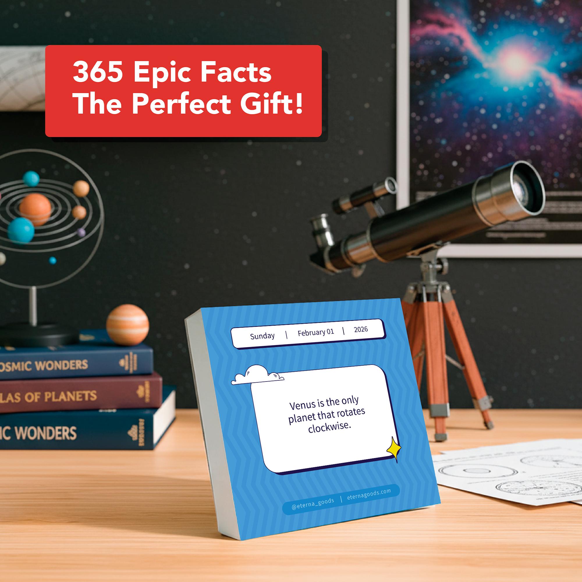 2026 Epic Facts Calendar - Etsy
